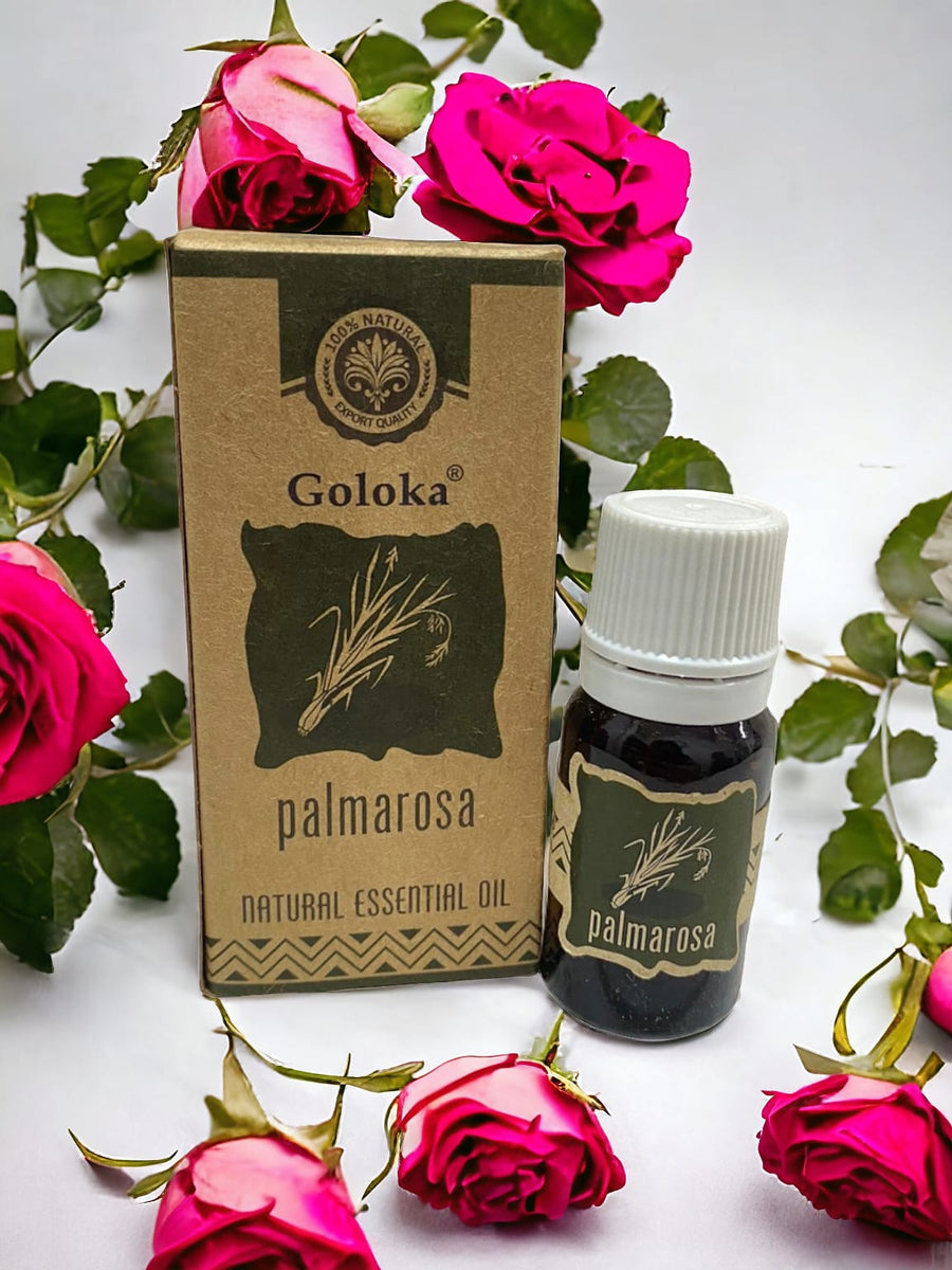 Aceite Esencial Goloka Masaje, Palma Rosa – Fabrica de Velas