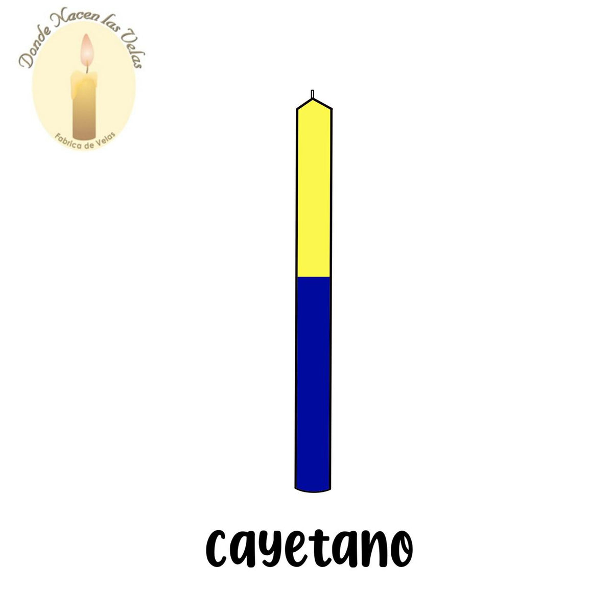 Vela Lisa color Cayetano – Fabrica de Velas